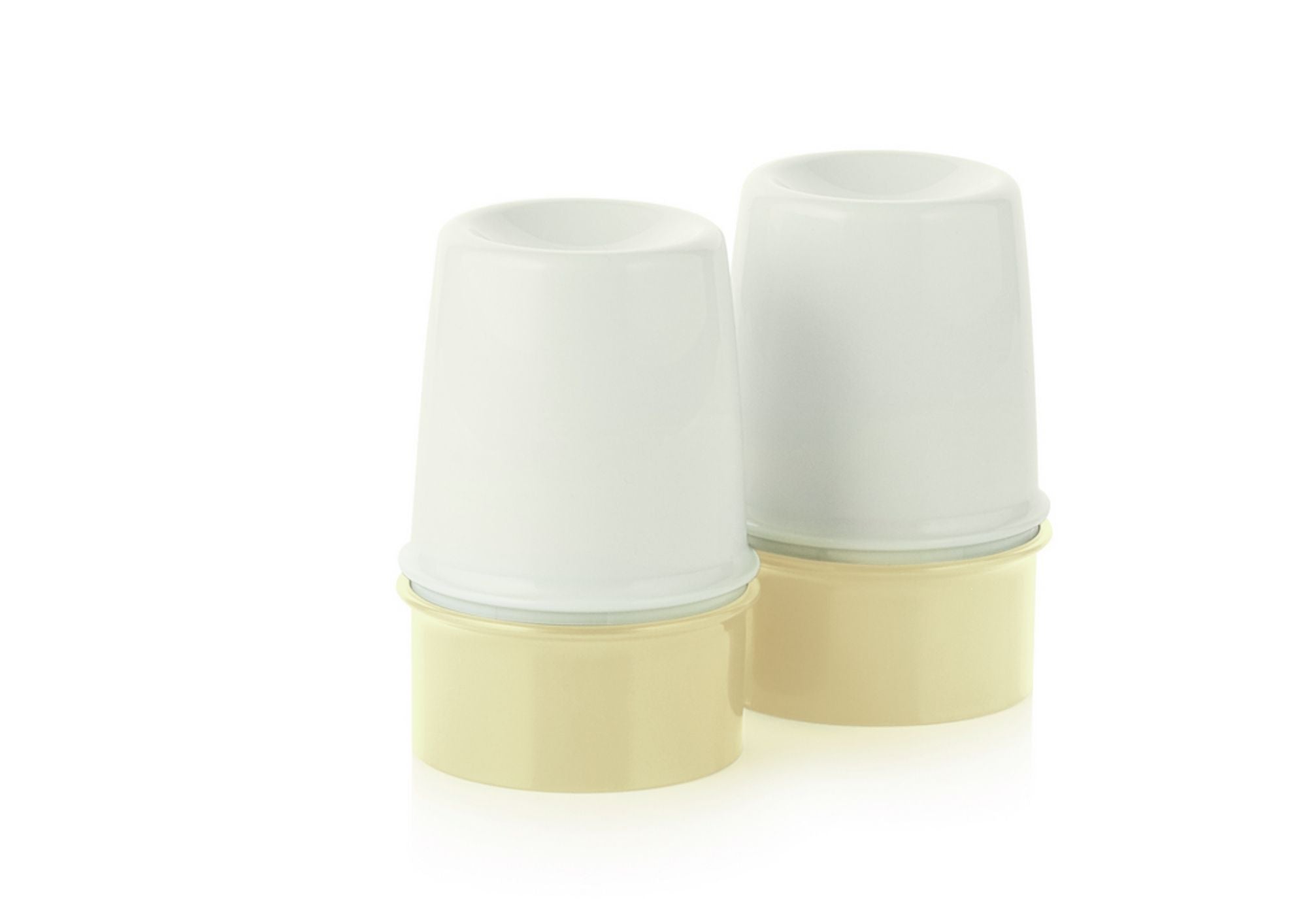 Set of 2 egg cups (off-white) – TUPPERWARE FRANCE