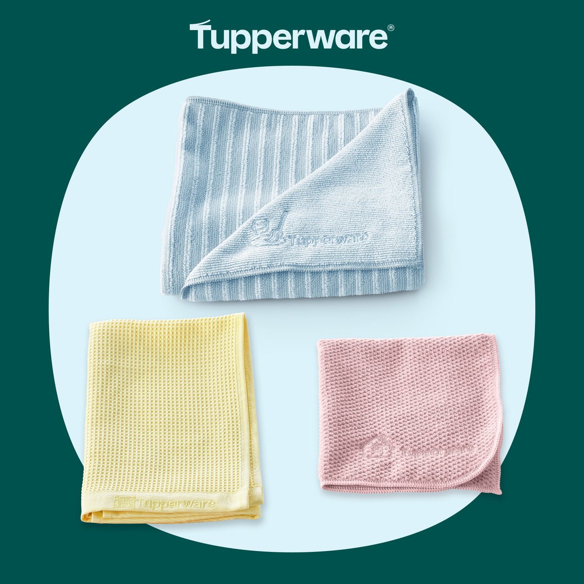 Recycled microfiber cleaning set – TUPPERWARE FRANCE